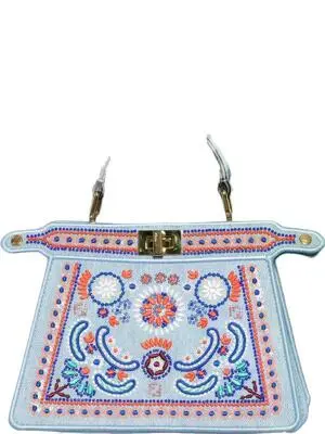 Fendi Peekaboo Iseeu Tote Bag - Blue