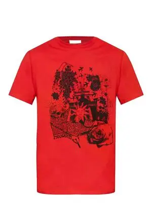 Alexander McQueen Graphic-print T-shirt - Red