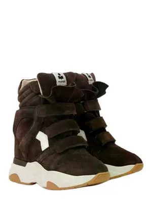 Isabel Marant Étoile Balskee Suede Sneakers - Brown