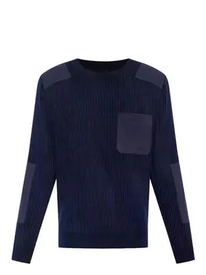 A.p.c. Mallarme Chest-pocket Sweater - Blue