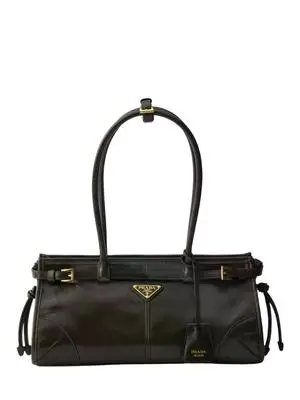 Prada Bonnie Medium Leather Bag - Brown