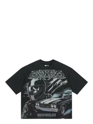 GODSPEED Graphic-print Logo-print T-shirt - Black