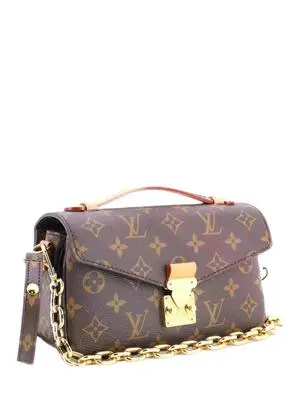 LOUIS VUITTON Pochette Metis Monogram Canvas East West Bag - Brown