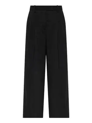 BY MALENE BIRGER Taalia Pleated Trousers - Black