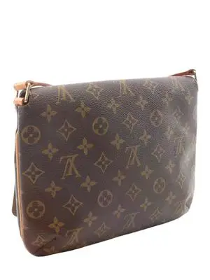 LOUIS VUITTON Musette Tango Shoulder Bag - Brown