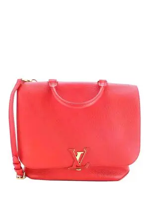LOUIS VUITTON Volta Leather Satchel - Red