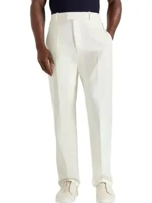 Manière De Voir Maniera De Voir Off-white Tailored Trousers - Neutrals