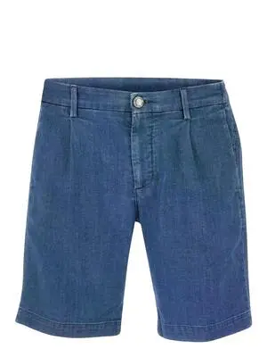 RE-HASH Re-Hash Gimmy Pleated Denim Shorts