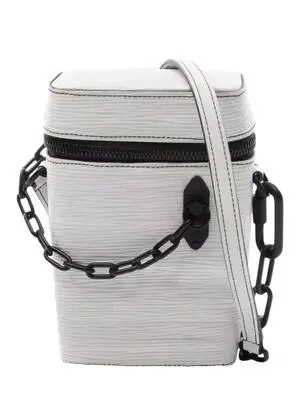 LOUIS VUITTON Epi Phone Box Bucket Bag - White