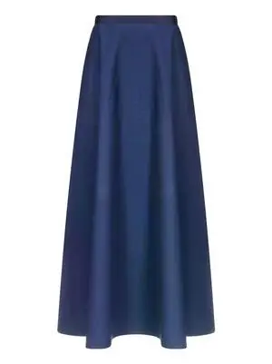 FFORME Deeta Pintuck Detail Skirt - Blue