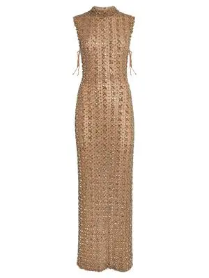 RACHEL GILBERT Rachel Gilbert Embellished Indi Gown