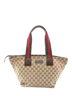 Gucci Gg Canvas Tote Bag - Neutrals