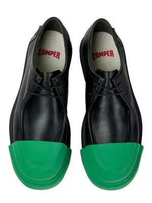 Camper Junction Contrast Toe Lace-up Shoes - Black