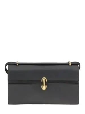 Savette Symmetry 26 Leather Shoulder Bag - Black