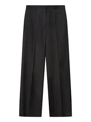 Isabel Marant Étoile Isabel Marant Noanda Plaid Virgin Wool Trousers Grey