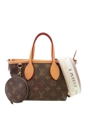 LOUIS VUITTON Monogram Neverfull Bb Satchel - Brown