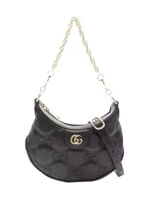 Gucci Gg Matelassé Shoulder Bag - Black
