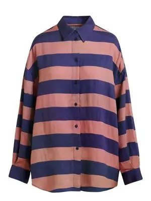 Essentiel Antwerp Striped Shirt - Blue