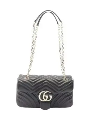 Gucci Gucci GG Marmont Shoulder Bag Black