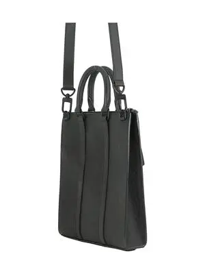 LOUIS VUITTON Sac Plat Taurillon Monogram Satchel - Black