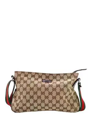 Gucci Gucci GG Canvas Messenger Bag Brown