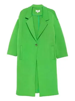 PSOPHIA Single-breasted Coat - Green