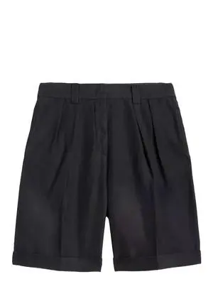 Aspesi Pleated Shorts - Blue