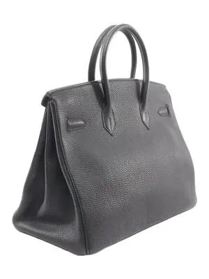 Hermès 2003 Birkin 35 Togo Leather Bag - Black