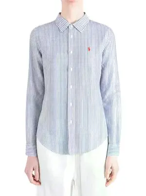 Polo Ralph Lauren Striped Button-down Shirt - Blue
