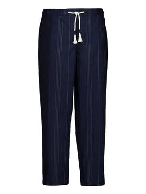 Orlebar Brown Night Iris Stripe Sonoran Trousers - Blue