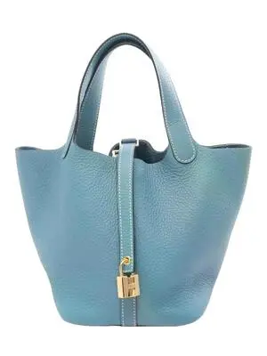 Hermès Hermès Small 2025 Picotin Lock Tote Bag Blue