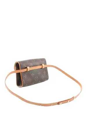 LOUIS VUITTON Monogram Florentine Belt Bag - Brown