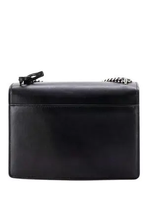 Saint Laurent Medium Sunset Leather Crossbody Bag - Black