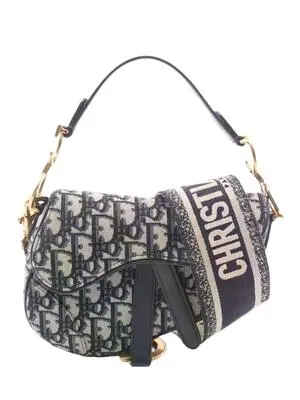 Dior Saddle Oblique Mini Shoulder Bag - Blue