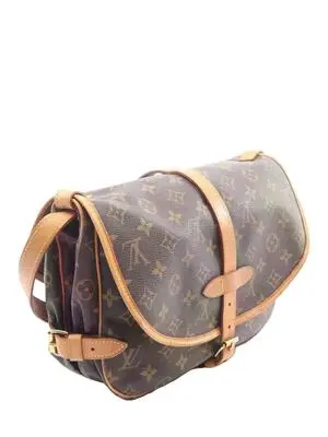 LOUIS VUITTON Saumur 30 Monogram Shoulder Bag - Brown