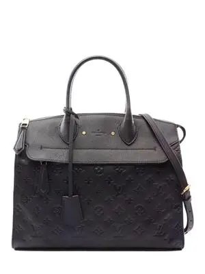LOUIS VUITTON Pont Neuf Monogram Empreinte Tote Bag - Black