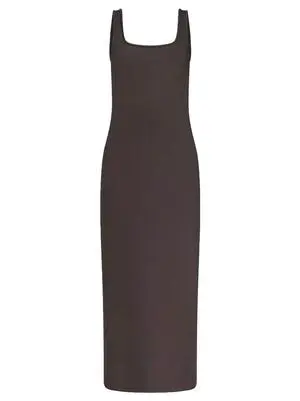 FFORME Square-neck Sleeveless Dress - Grey