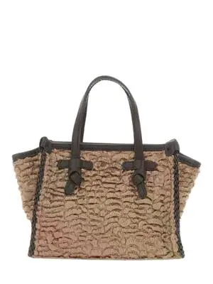 GIANNI CHIARINI Miss Marcella Textured Tote Bag - Neutrals