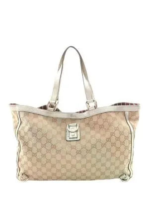 Gucci Abby Gg-canvas Tote Bag - Neutrals