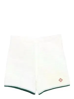 Casablanca Terry Cloth Shorts - Neutrals
