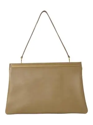 THE ROW Elise Leather Shoulder Bag - Neutral