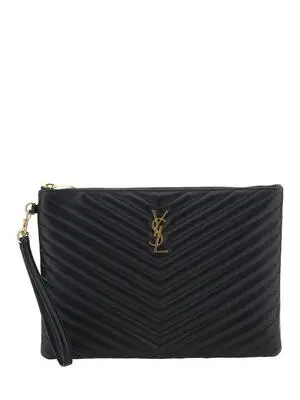 Saint Laurent Cassandre Clutch With Removable Strap - Multicolor