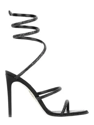 Rene Caovilla Embellished Spiral Sandals - Multicolor