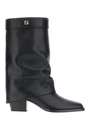 Fendi Leather Boots - Multicolor