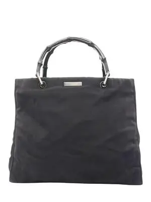 Gucci Bamboo Tote Bag - Black