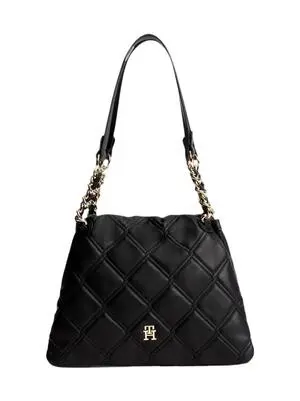 Tommy Hilfiger Quilted Tote Bag - Black