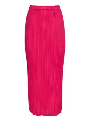 Issey Miyake Pleats Please Issey Miyake Midi Skirt Pink