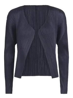 Issey Miyake Open Cardigan - Navy