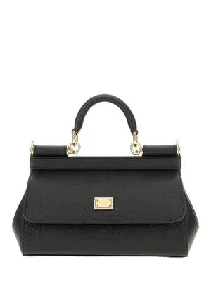 Dolce & Gabbana Top Handle Bag With Gold Tone Hardware - Multicolor