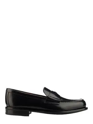 Prada Black Leather Loafers - Multicolor